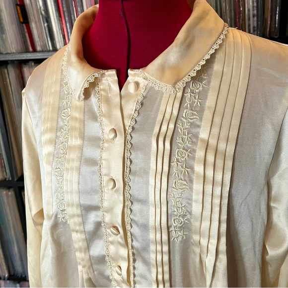 Cabernet | Intimates & Sleepwear | Flannel Backed Satin Nightgown ...